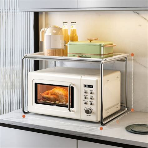 주방선반·정리대 전자레인지선반 밥솥 선반 렌지대 거치대 렉 미드센츄리 오늘의집 쇼핑