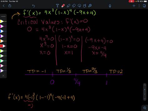 Solved Find And Classify The Critical Points Offx4x62−x7 As