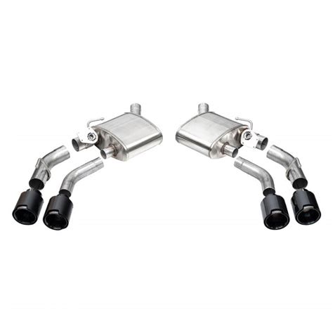 Corsa® 21789cfblk Variable Sound™ 304 Ss Valved Axle Back Exhaust System With Quad Rear Exit