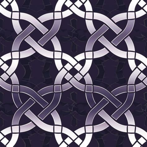 Download Seamless Pattern Of Interlocking Knots Patterns Online Creative Fabrica