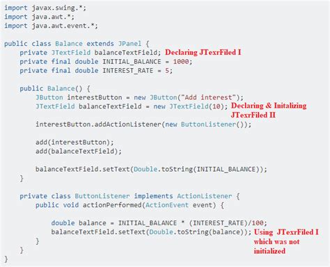 Swing Exception In Thread Awt Eventqueue 0 Javalang