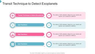 Transit Technique To Detect Exoplanets Ppt Example Cpp PPT Example