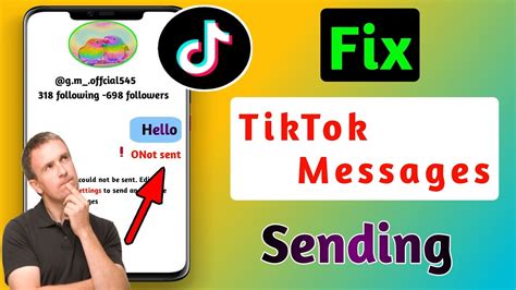 How To Tiktok Messages Sending Problem Solved 2024 Fix Tiktok Message Sending Youtube