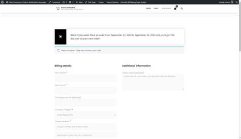woocommerce custom notification messages wp plugins ft shipping