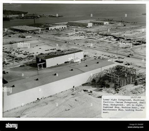 Lower Right Foreground Shotblast Facility Center Foreground Shell