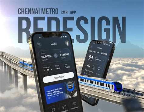 Chennai Metro App Redesign Ui Chennai Metro Transit Behance