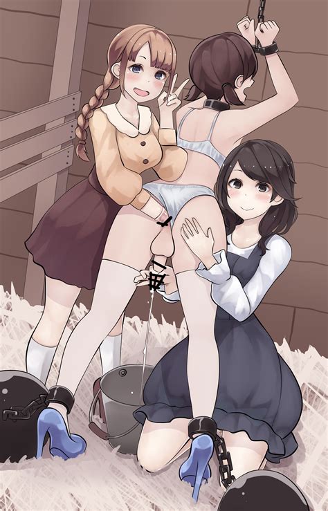 Kikiu Bd Highres 1babe 2girls Anal Anal Fisting Bdsm Bound Bound Wrists Brown Hair