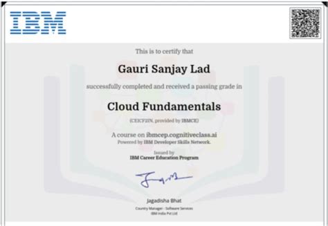 Ibm Cloudcomputing Learning Skilldevelopment Careergrowth Gauri Lad