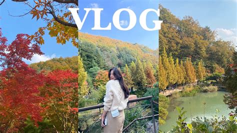 Vlog 가을 단풍 명소 화담숲 화담숲 예매꿀팁 모노레일 화담숲 포토존 가을 나들이 화담숲 Youtube