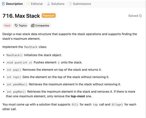 Leetcode Maxstack Can We Use Inbuilt Sortedcontainers Module Python