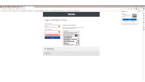Resetting An Additional Router S Password Talktalk Help And Support