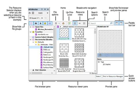 resource selector