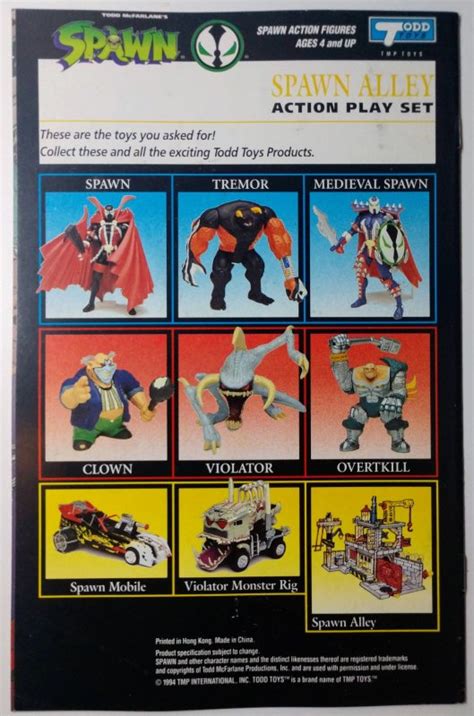 Spawn Action Figure Comic Spawn Alley Playset Comic Books Modern Age Image