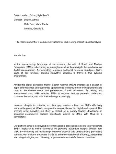 Caps Pdf E Commerce Software Development Process