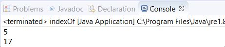 Java String IndexOf Method With Syntax Code Examples