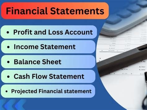 Financial Statements Profit And Loss Projection And Forecasting Upwork