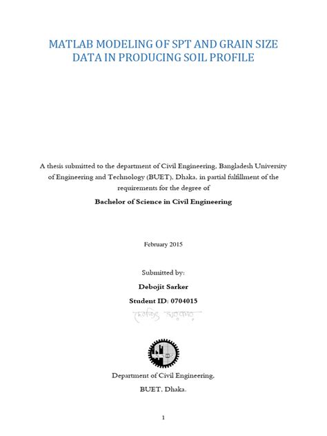 Matlab Modeling Of Spt And Grain Size Da Pdf Geotechnical