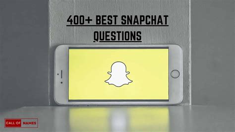 Best Snapchat Questions NamesDio