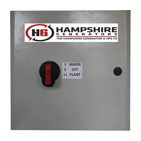 100A Manual Transfer Switch Single Phase Manual Changeover Switch