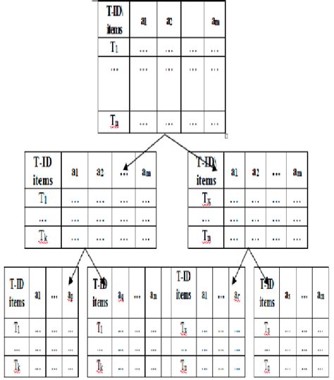 Two Horizontally Partitioned Databases Are Further Partitioned Into Two
