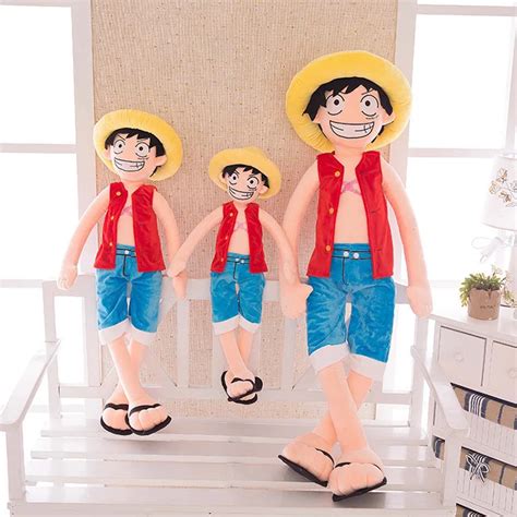 Toys And Hobbies Big Size 85120cm Japan One Piece Luffy Cartoon Plush