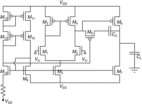 Cmos Op Amp Schematic Cmos Op Amp Schematic