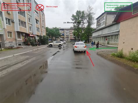 Выехал на проезжую часть и попал под колёса автомобиля велосипедист в Биробиджане РИА Биробиджан