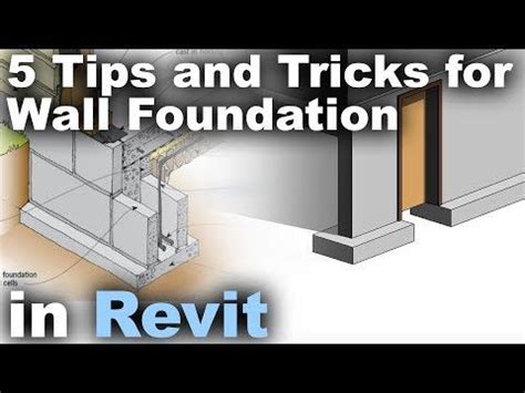 Tips And Tricks For Wall Foundation In Revit Tutorial YouTube Revit Tutorial Tutorial