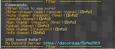Chat Filter Ban System SpigotMC High Performance Minecraft