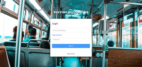 Bus Pass Management System Using Python Django Python Django Projects