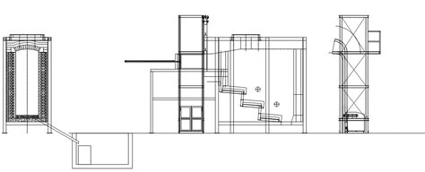 Detailed Design Of Cross Section Of The Incinerator Chamber In Autocad 2d Drawing Cad File Dwg