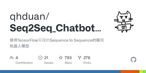 GitHub qhduan Seq Seq Chatbot QA 使用TensorFlow实现的Sequence to Sequence的聊天机器人模型