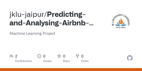 GitHub Jklu Jaipur Predicting And Analysing Airbnb Dataset Machine Learning Project