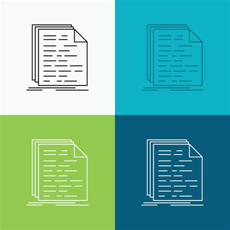 Code Coding Doc Programming Script Icon Over Various Background
