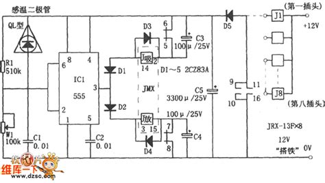 The Axis Temperature Alarm Circuit Control Circuit Circuit Diagram SeekIC Com