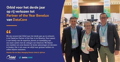 Datacore Datacoredays Award Partneroftheyear Orbid Growwithus Orbid