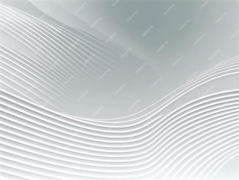 Premium Photo Abstract White Waves Background 3d Background Generative Ai