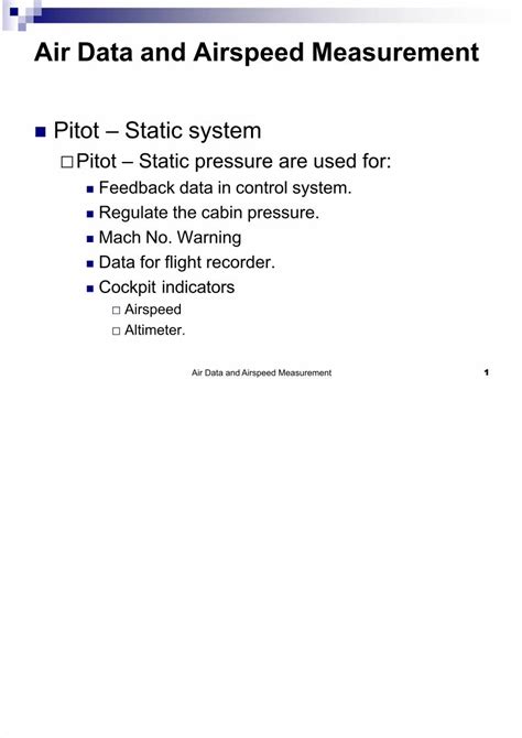 Pdf Lecture 4 Air Data And Airspeed Measurement Dokumen Tips