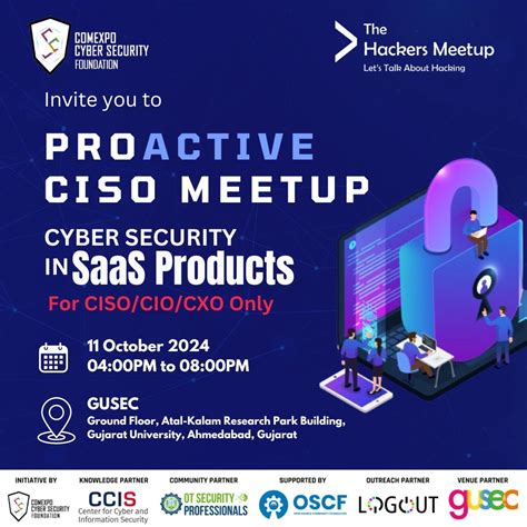Viral Parmar On Linkedin Proactivemeetup Proactiveciso Hackersconnectahmedabad Saasproduct