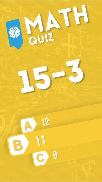 Math Quiz Part 4 Youtube