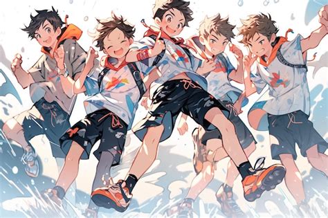 Premium Ai Image Cool Boys