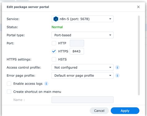 Running N8n Community Edition With Synology Container Manager