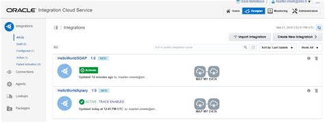Oracle Integration Cloud Service ICS First Impression