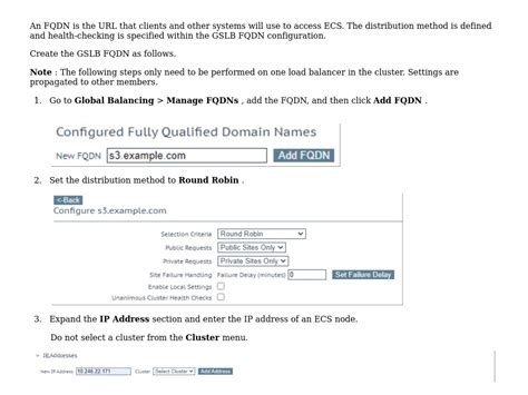 Create The Gslb Fqdn Scale Quickly And Efficiently With Dell Ecs And Vertica Analytical