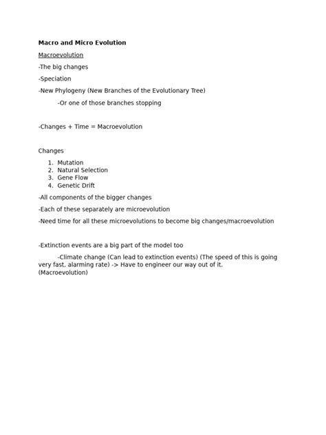 Macro And Micro Evolution Pdf