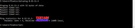 Pengertian Request Timed Out Pada Ping CMD Tentang Berbagi