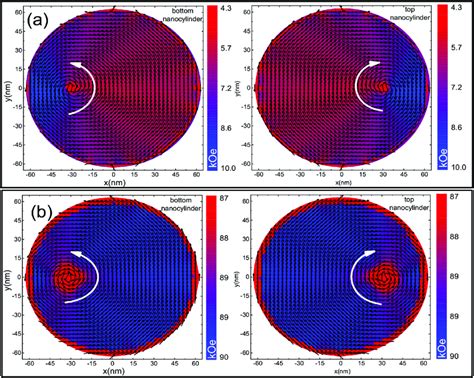 A Dipolar Field And B Local Field Patterns Projected At The