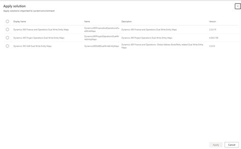 Installing Dual Write Components And Deployment Of Projects Operations