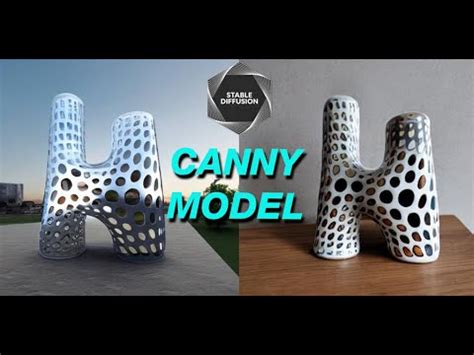 Rendering Parametric Forms Using Canny Model Controlnet Youtube