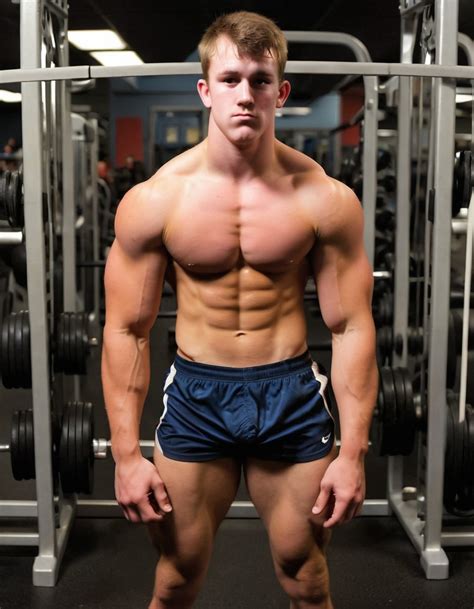 Gym Nighttime College Jock Stable Diffusion Online